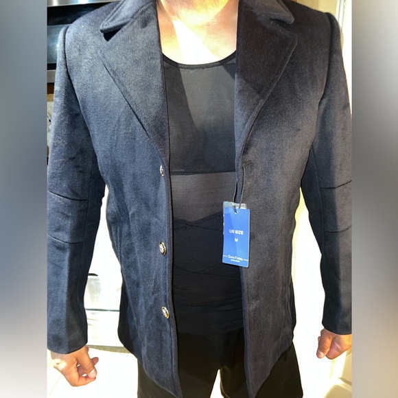 Chou Yatou | Jackets & Coats | New Chou Yatou Mens Dark Blue Blazer ...